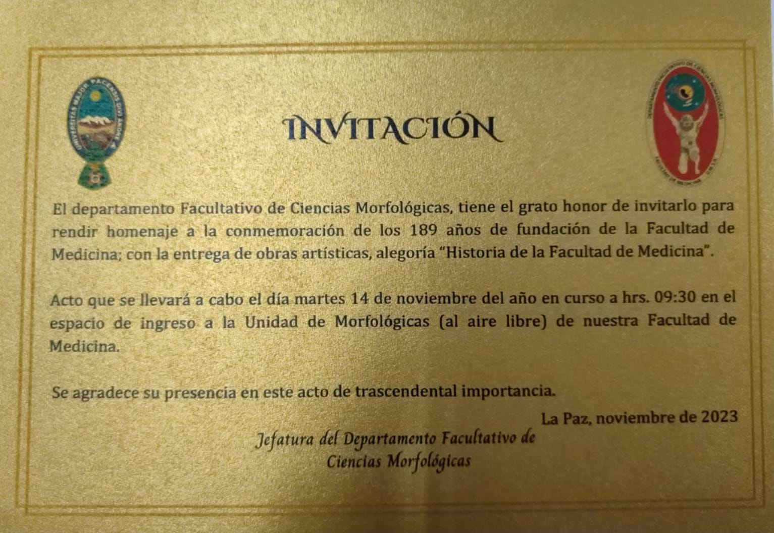 INVITACIÓN COMUNIDAD UNIVERSITARIA Y PÚBLICO EN GENERAL: HOMENAJE A LOS ...